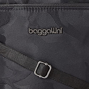 Baggallini Womens Broadway Crossbody cross body handbags, Black Camo Jacquard, One Size US
