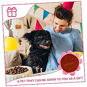 ABOOFAN Pet Mat Cat Mat for Food Household Cleaner Plush Sofa Dog Mat Funny Doormat Small Pet Bed Washable Pet Pad Small Dogs Mat Warm Cat Bed Crystal Velvet to Sleep Plush Dog