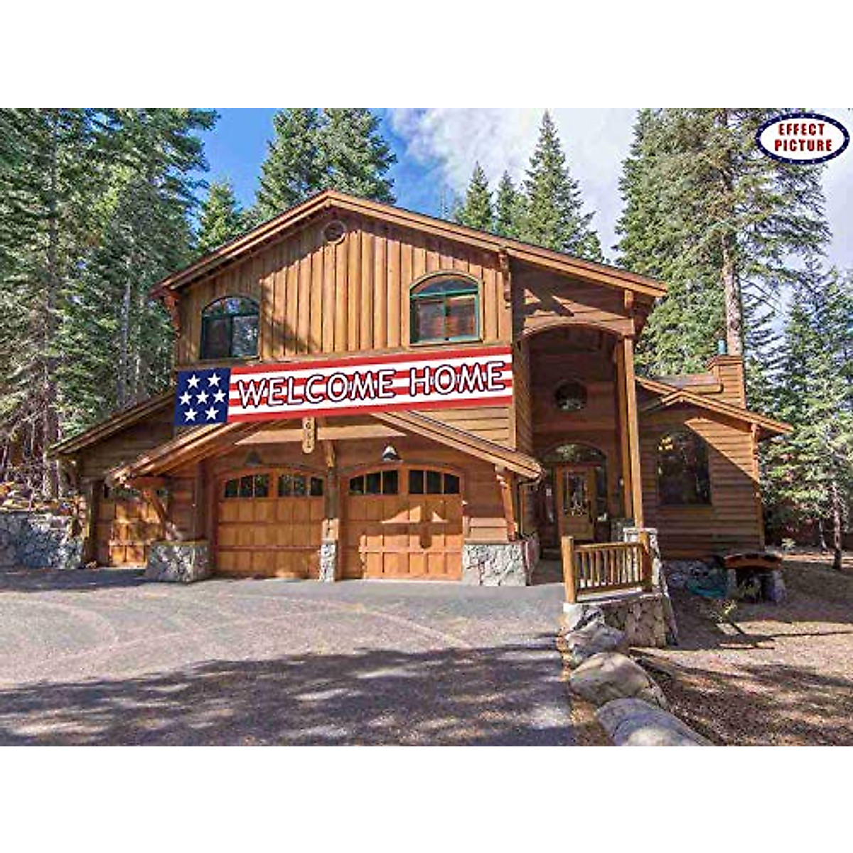 Silvima Welcome Home Banner | Deployment Returning Back Military Army Large Party Decorations