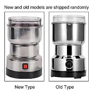 Aramox Coffee Grinders, Other Than Hand Operated,Stainless Steel Electric Spice Coffee Nut Grain Herb Grinder Crusher Mill Blender Kitchen Tool (US Plug 110V)