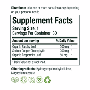 It Just Works Whole Body Natural Deodorizing Supplement for Full Freshness - Vegan & Organic Internal Deodorant for Underarms, Intimate Areas, and Private Parts, 30 Capsules