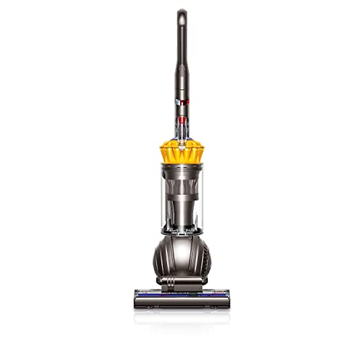 Dyson Ball Total Clean Upright Vacuum Cleaner | Bagless | Washable Filter | HEPA Filtration | Self Adjusting Cleaner Head | Hygienic Bin Emptying | Instant Release Wand | Iron/Yellow