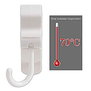 Saim Over The Door Hook Hanger for Bathroom Kitchen Bedroom Offices 6Pcs