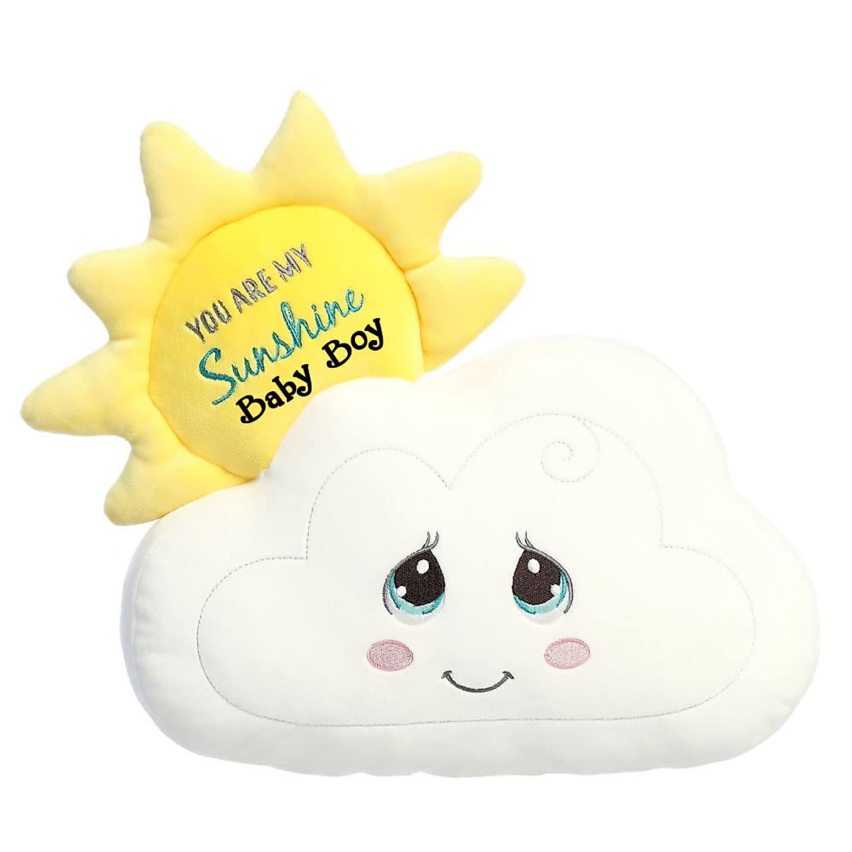 Personalized You are My Sunshine Plush - Inspirational Cushion Stuffed Animal Character Keepsake with Custom Name