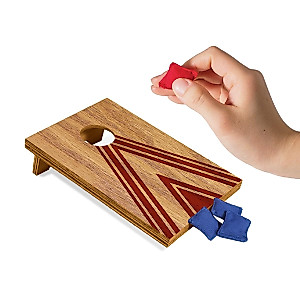 Schylling Table Top Corn Hole Game, Brown, (Model: TCH)