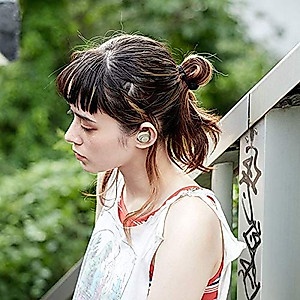 NUARL N6 Sports IPX7 Complete Wireless Earphone Earbuds Bluetooth5.2 10hr Playback QCC3040 aptX Adaptive Low Delay Waterproof Sports Telework Game Fully Wireless N6sports (Warm Gray)