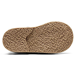 DADAWEN Toddler Baby Boys Girls Hiking Boots Waterproof Leather Non Slip Lace Up Outdoor Work Ankle Winter Snow Boots(Toddler/Little Kid) Black US Size 5 M Toddler