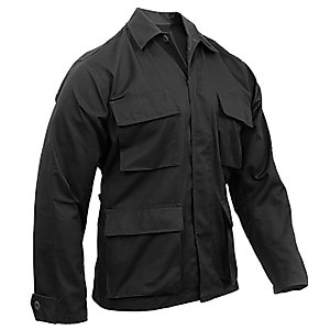 Rothco BDU Shirt, Black, Large