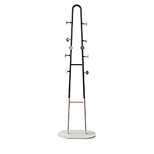 DOUBAO Nordic Floor Coat Hanger Bedroom Home Hanger Wrought Iron Hanger Bag Hanger Home Coat Hanger