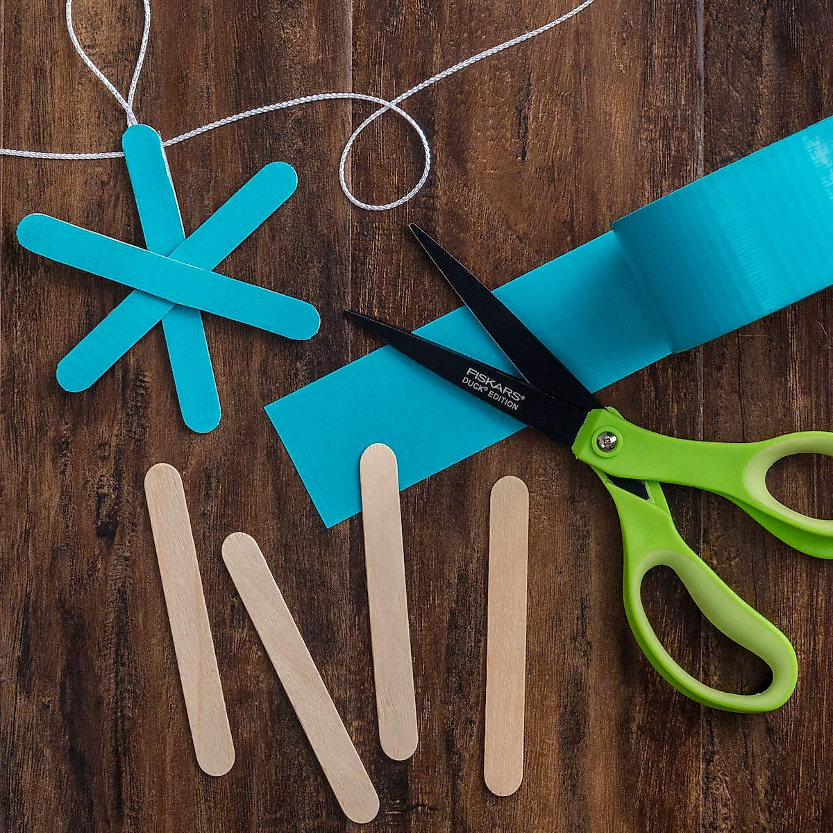 Duck Brand 240980 Color Duck Tape Frozen Blue, 1.88-Inch by 20 Yards, Single Roll