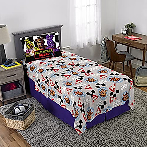 Franco Kids Bedding Super Soft Microfiber Sheet Set, Twin, Five Nights At Freddy's