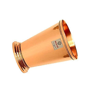 Bona fide pure Copper Moscow Mule Mint Julep Cup Tumbler Set of 2 | Traveller's Copper Mug for Serving,mint julep cup,copper 400 ml each