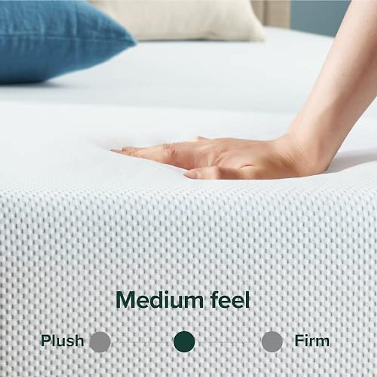 ZINUS 10 Inch Green Tea Cooling Memory Foam Mattress [New Version], Full, Fiberglass Free, Medium Firmness, Cooling Gel Foam, Certified Safe Foams & Fabric, Mattress in A Box
