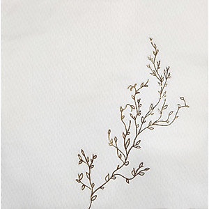 R-kay Gold Napkins 6.5 by 6.5, Luxury 3 Ply Wedding Napkins - 40 Pack Large Ultra Soft Party Napkins - Napkins Disposable Decorative For Cocktails Weddings And Upscale Dinner