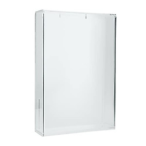 A3Q Action Figure Display Case Compatible with Carded Star Wars, GI Joe, Collectible Toy Figurines, 3mm Thick Protective Hard Acrylic Plexiglass for Hobbyists or Collectors