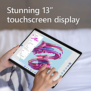 Microsoft Surface Pro 9 (2022), 13" 2-in-1 Tablet & Laptop, Thin & Lightweight, Intel 12th Gen i5 Fast Processor for Multi-Tasking, 8GB RAM, 256GB Storage with Windows 11, Platinum Microsoft Copilot
