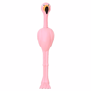 Flamingo Croquet Mallet | 38 Inch Pink Molded Plastic Construction, Wonderland Queen of Hearts Costume Accessory