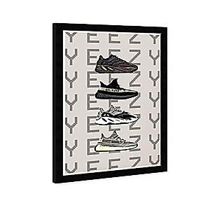 Fashion and Glam Wall Art Framed Prints 'Hypebeast Sneakers' Shoes