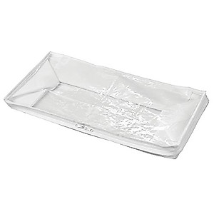 iDesign Fabric Storage Bags with Zipper, Large, Set of 2, 24" x 12" x 10"