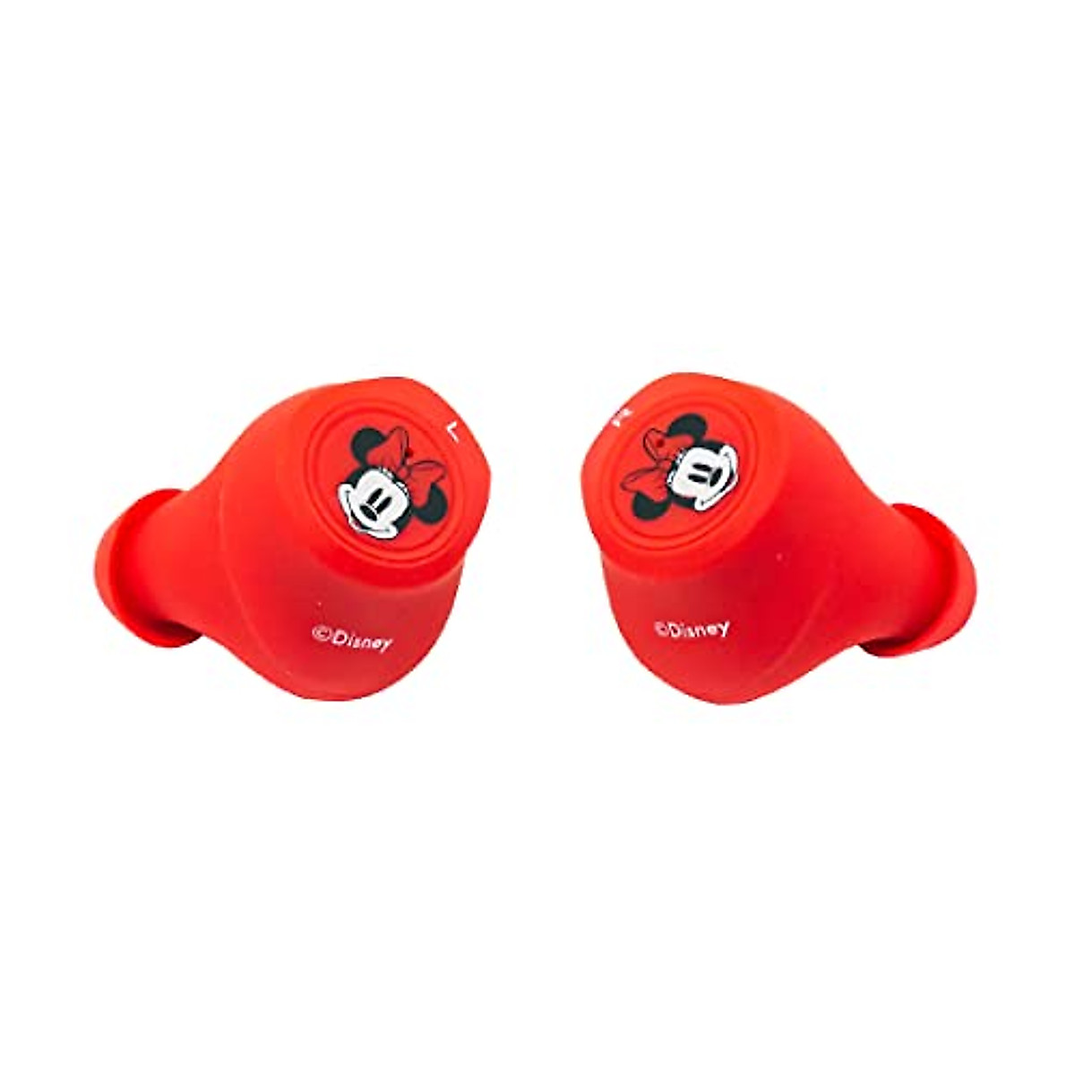 Disney Minnie Mouse Bluetooth Earbuds with Charging Case- Bluetooth Wireless Headset with Built-in Mic and 30 Hours of Playtime- Disneyland Essentials and Disney Gifts for Women and Men of All Ages