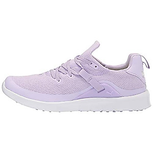 PUMA Women's Laguna Sport Golf Shoe, Light Lavender Silver White, 9