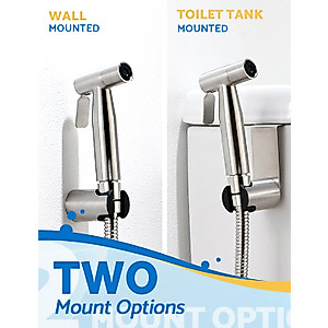 3 Packs BRITULIF Handheld Bidet Sprayer for Toilet, Hand Sprayer Bidet with Adjustable Jet Spray for Toilet Bidet Handheld Cloth Diaper Sprayer Set Muslim Shower for Bathroom