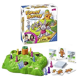 Ravensburger Funny Bunny Game for Boys & Girls Age 4 & Up - A Fun & Fast Family Game You Can Play Over & Over