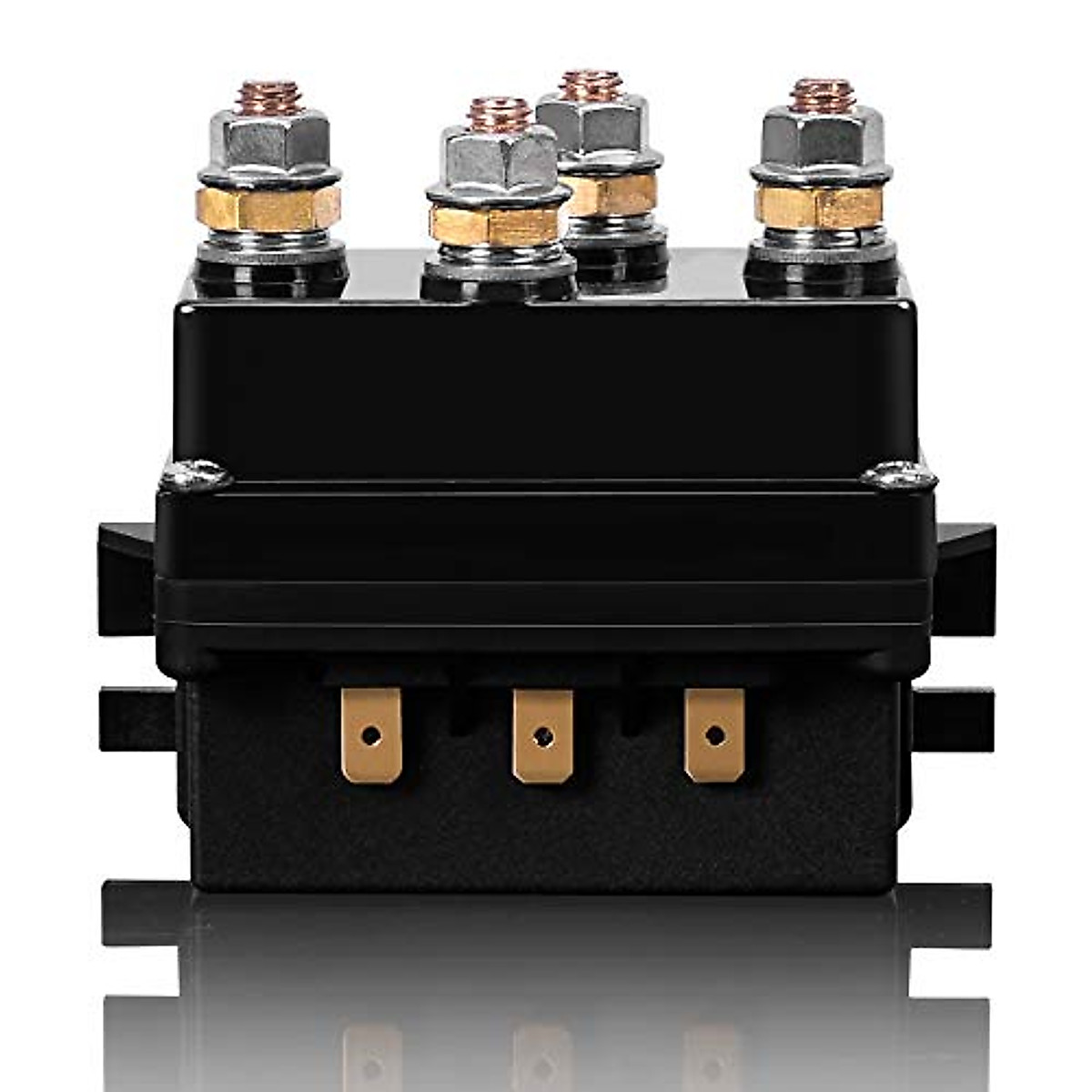 BIGTUR 500A 12V Winch Relay Solenoid Replacement Contactor for 8000-15000lb ATV UTV Truck 4WD 4x4 Winch