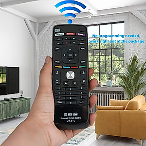 Universal Replacement Remote Control VZ-3+L Compatible for All VIZIO LED QLED LCD HDTV 4K UHD HDR SMARTCAST Smart TVs Models for VIZIO-TV-Remote