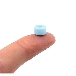 Teak Tuning Premium Fingerboard Apex Bearing Wheels, Blueberry - Matte Finish - New Street Style, Custom Teak Urethane - Custom Bearing Lock Pocket - 77D Hardness, 7.7mm Dia. - Made in The USA