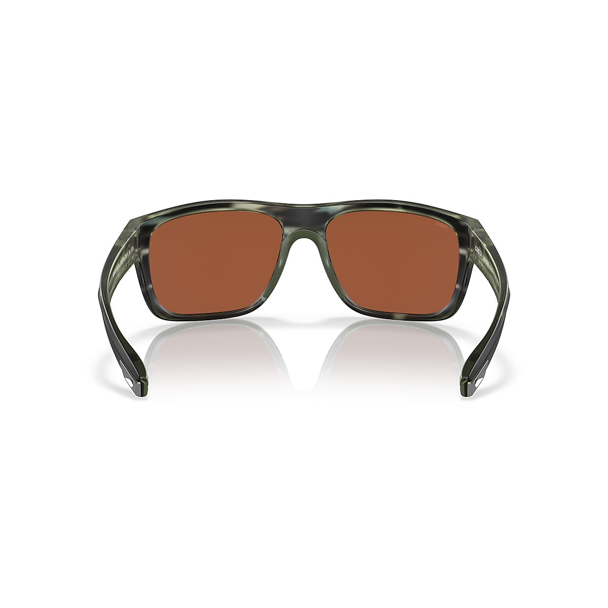 Costa Man Sunglasses Matte Reef Frame, Green Mirror Lenses, 60MM