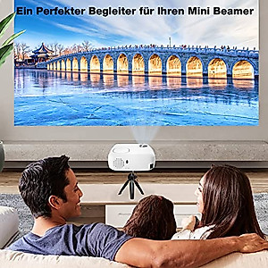 FunFlix Mini Projector DesktopTripod Compatible with Most Mini Projector： DBPOWER, Anker, DR,etc. Projector Stand with 360°Ball Head, Digital Camera Projectors