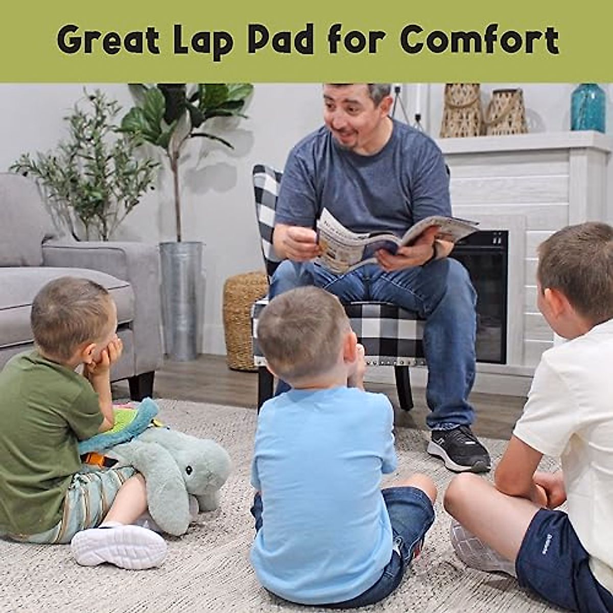 MEAVIA Weighted Sensory Lap Pad Sea Turtle Plush, Stuffed Turtle Toy with Detachable Lap Pillow, FEELix Collection