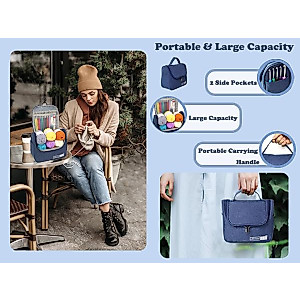 Yarniss Crochet Kits for Beginners, All in One Crochet Kits with 840 Yards Crochet Yarn, 10 Size Ergonomic Crochet Hooks 2.0mm~6.5mm