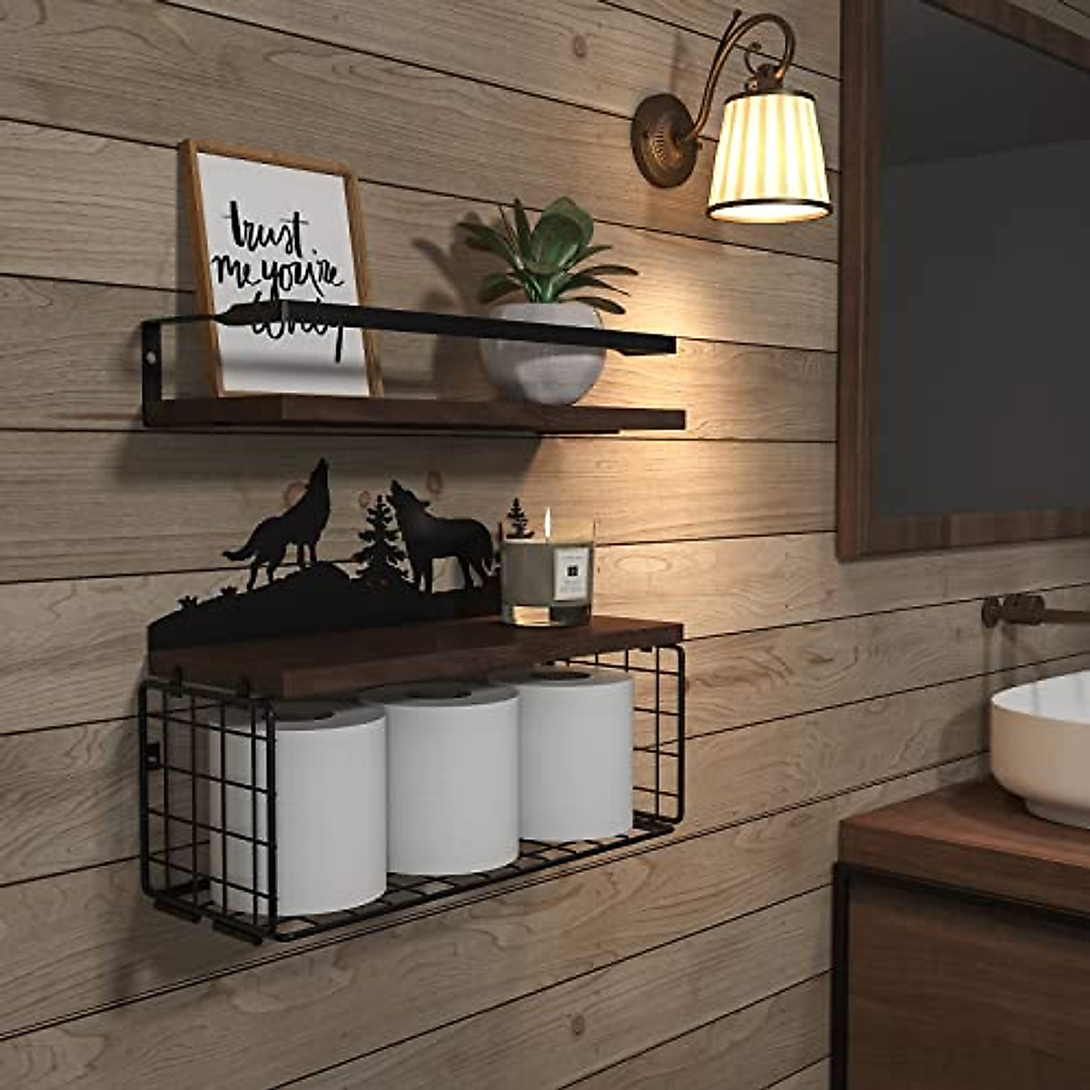 Bathroom Shelves Rustic Floating Shelves Farmhouse Bathroom Decor Farmhouse Shelves Rustic Wall Shelves