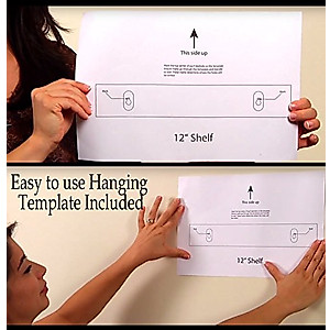 MELANNCO Floating Wall Square Cube Shelves for Bedroom, Living Room, Bathroom, Kitchen, Nursery - Wood, Set of 3, Espresso 2