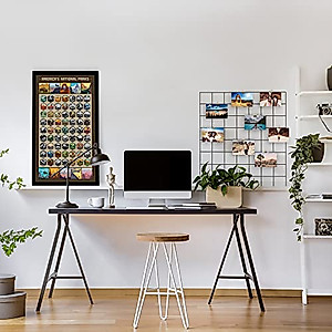 Americanflat National Park Scratch Off Poster - Scratchable List of 63 National Parks Across USA - 16"X29" Scratch Off Poster and US National Park Tracker with Full Color Travel Style Icons