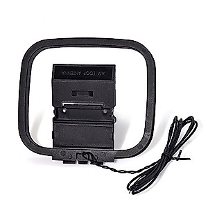 Bingfu AM Loop Antenna with 2 Pin Bare Wire Compatible with Pioneer Onkyo Yamaha Marantz Pyle Indoor Radio Bluetooth Home Stereo Receiver AV Audio Video Home Theater Receiver Power System
