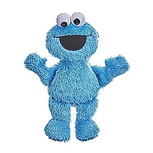 Sesame Street Little Laughs Tickle Me Cookie Monster, Talking, Laughing 10-Inch Plush Toy for Toddlers, Kids 12 Months and Up