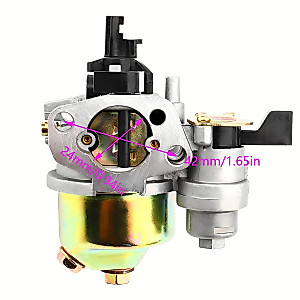 CDZWJ GX120 Carburetor compatible with Honda GX120 GX140 GX160 GX168 GX200 5HP 5.5HP 6.5 HP Engine Generator, Harbor Freight Predator 212cc 6.5hp Go Kart OHV R210 68121 69727 68120
