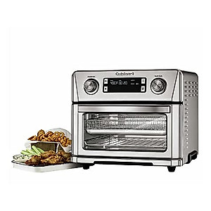 Cuisinart CTOA-130PC2 Digital Model Airfryer Toaster Oven, 0.6 cu ft, Silver