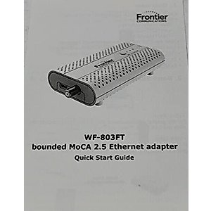 NBS Frontier Fios Formerly Verizon WF-803 FT MoCA 2.5 to Ethernet Bridge WAN/Full/LAN Selector Up to 2.5Gbps Bandwidth with existing coaxial Cables Great Companion for Home mesh Wi-Fi, White