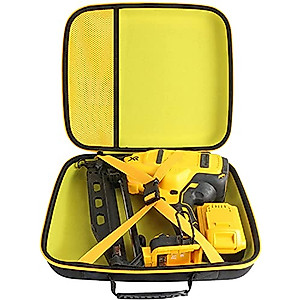 Khanka Hard Tool Case Replacement for DEWALT 20V MAX* Finish Nailer Angled 16GA (DCN660B), Case Only