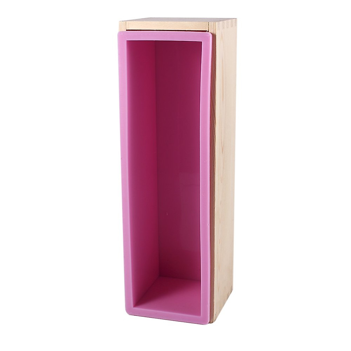 Soap Tools Silicone Soap Tools Rectangle Soap Tools with Wooden Box Flexible Soap Crafting Tools DIY Making Tool for Soap Cake Bread