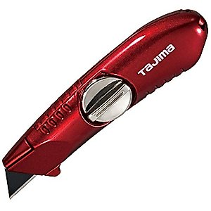 TAJIMA Utility Knife - VR-Series Box Cutter with Fixed Blade & 3 V-REX Blades - VR-101R
