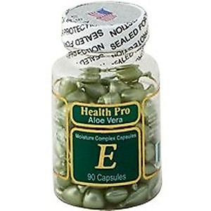 Vitamin E Skin Oil Aloe Vera, 90 Softgels (Pack of 2)