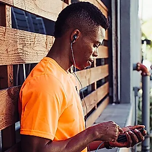 JLab JBuds Pro Signature Earbuds, Titanium 10mm Drivers, Music Controls, Universal Mic, Custom Fit with Cush Fins, Teal