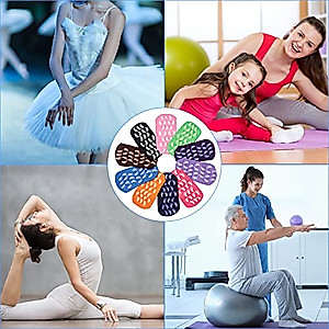 SATINIOR 30 Pairs Non Slip Socks Yoga Socks Multi Style Sport Socks Colorful Hospital Socks for Women Men Yoga Barre