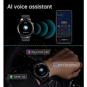 suinsist Smart Watch for Men, AK26 Pro smartwatch for Android and iOS Phones (Dail/Receive Calls, Music Player), Fitness Tracker with Sleep/HR Monitor, IPS HD Full-View Screen, IP67 Waterproof