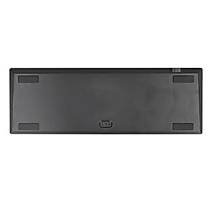 Yunseity PC Gaming Keyboard, 2.4G Wireless Bluetooth Type C Wired Keyboard Compact Mini Mechanical Keyboard with White Light for Laptop PC, Plug and Play(Brown Switch)